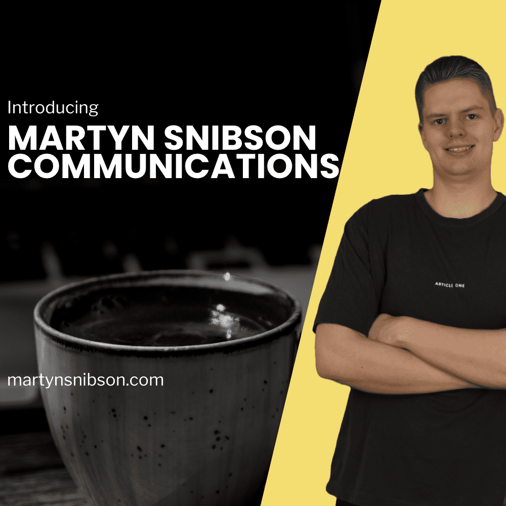 Announcing The Launch of Martyn Snibson Communications